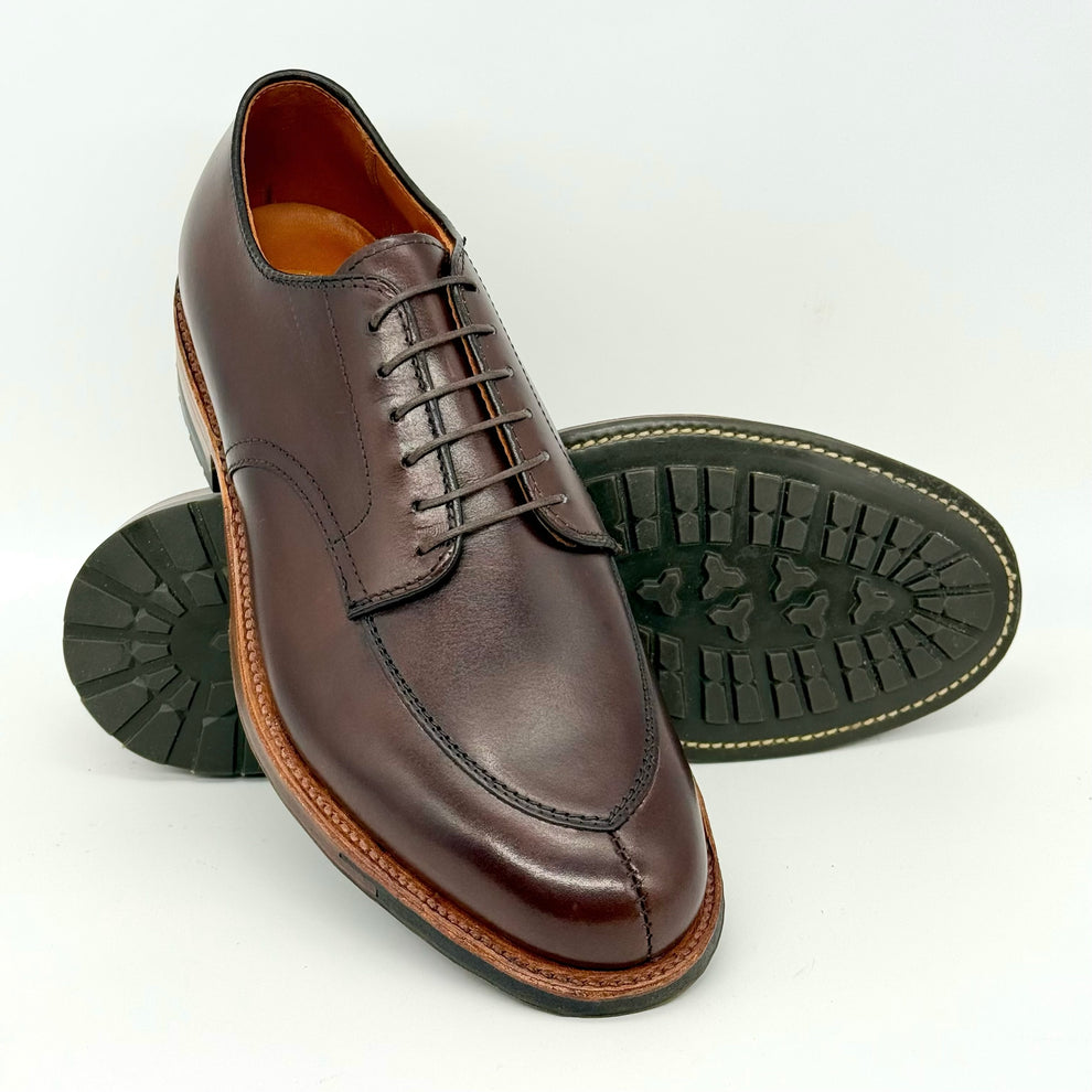 D6629C - Brown Calf V Tip Blucher w Commando Sole – ALDEN SHOES
