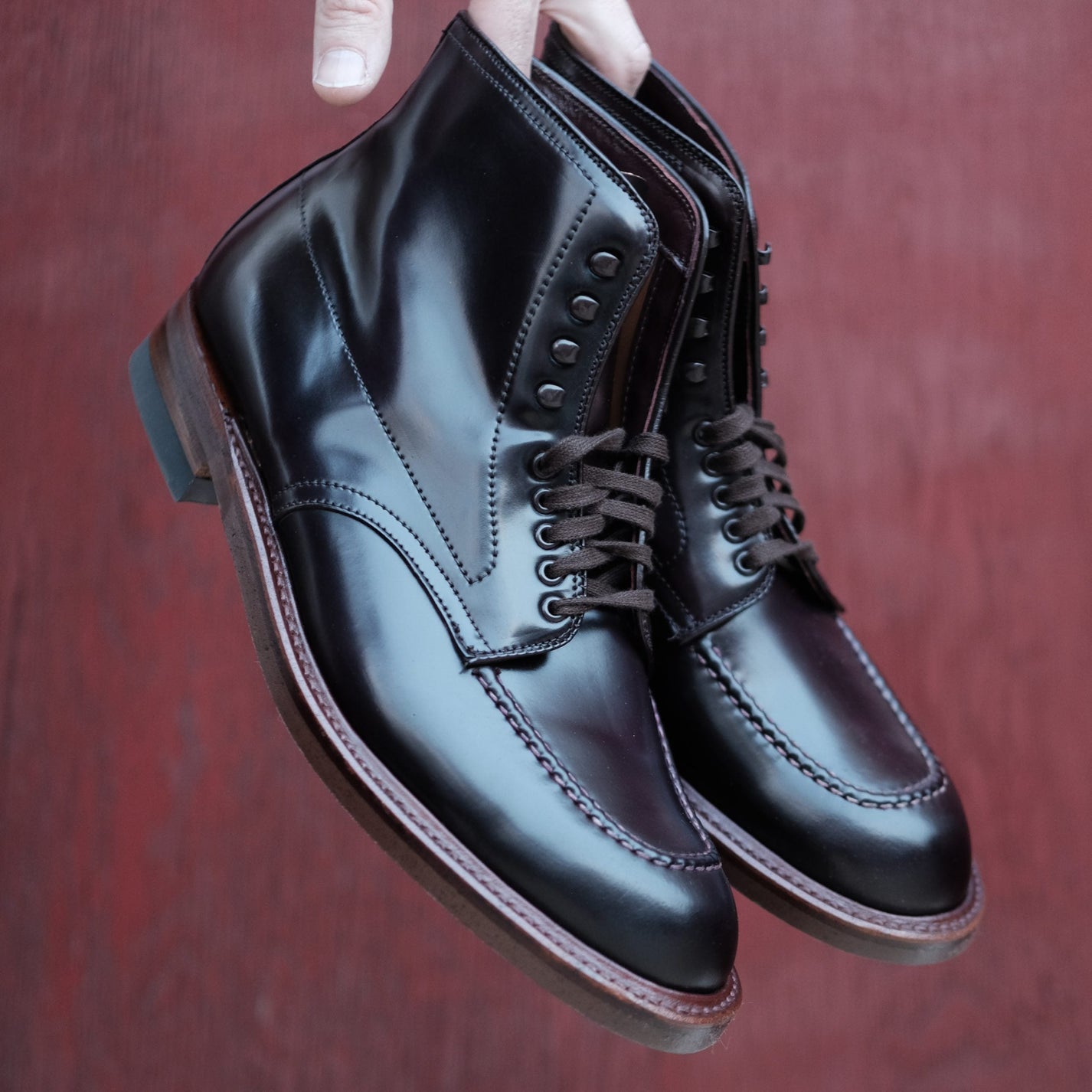 40538H - Indy Boot w Neoork Sole in Color 8 Shell – ALDEN SHOES