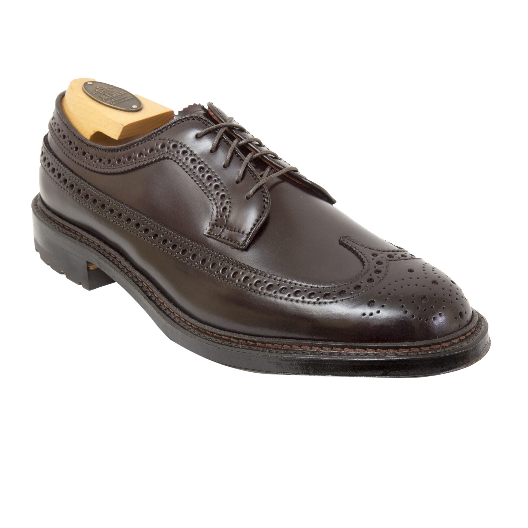 975C - Long Wing w Commando Sole in Color 8 Shell Cordovan – ALDEN SHOES